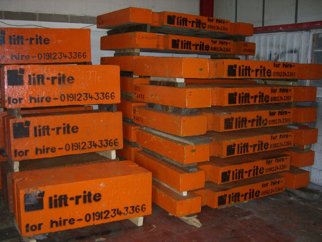 Test Weights & Cradles - Lift-rite Engineering Services